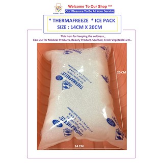 THERMAFREEZE ICE PACK FOR FREEZER REUSABLE 14CM X 20CM - READY STOCK ...
