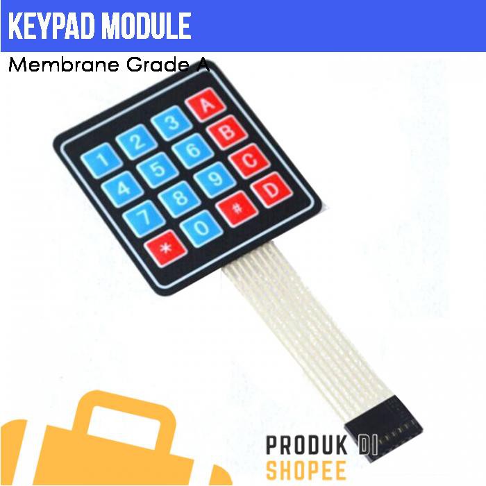 4X4 Matrix Membrane Keypad for Robotic Arduino Rasberry | Shopee Malaysia