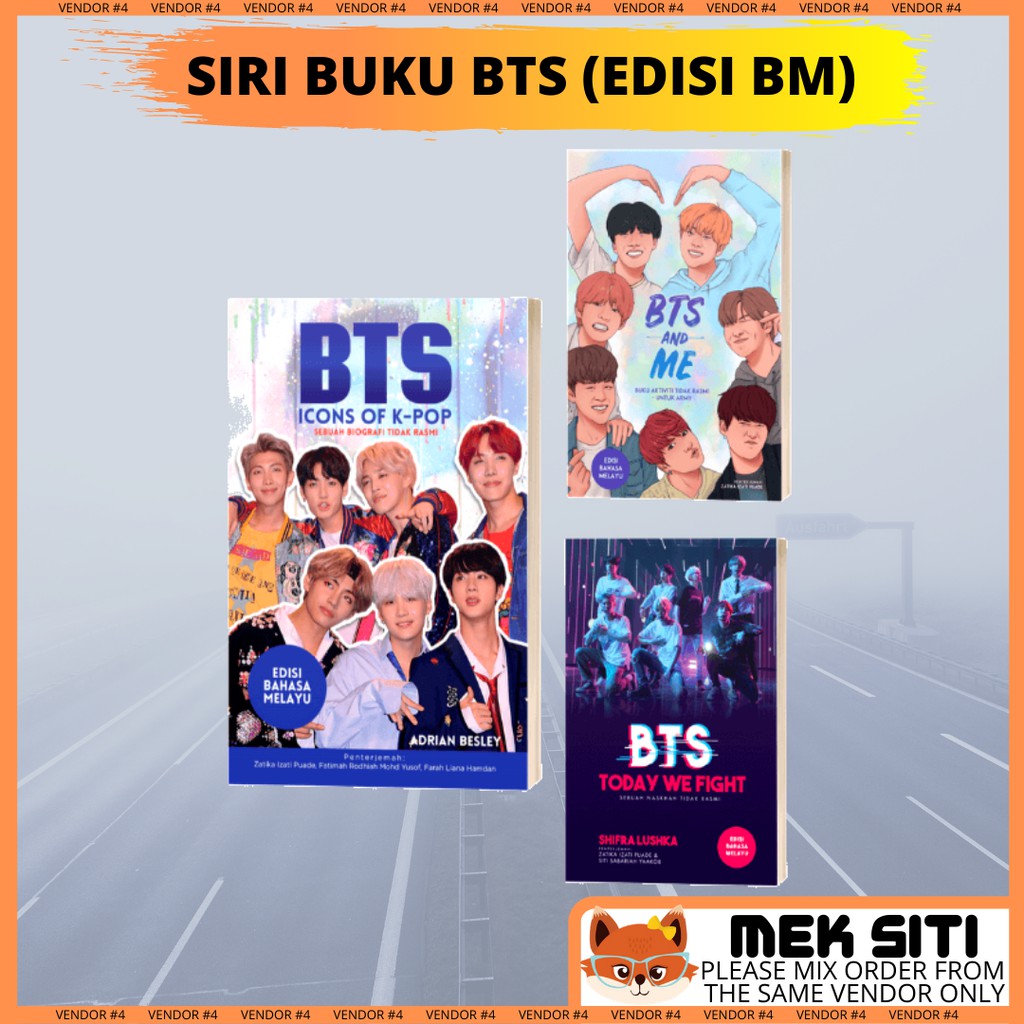 Buku bts edisi bahasa melayu | bts today we fight | bts and me | bts ...