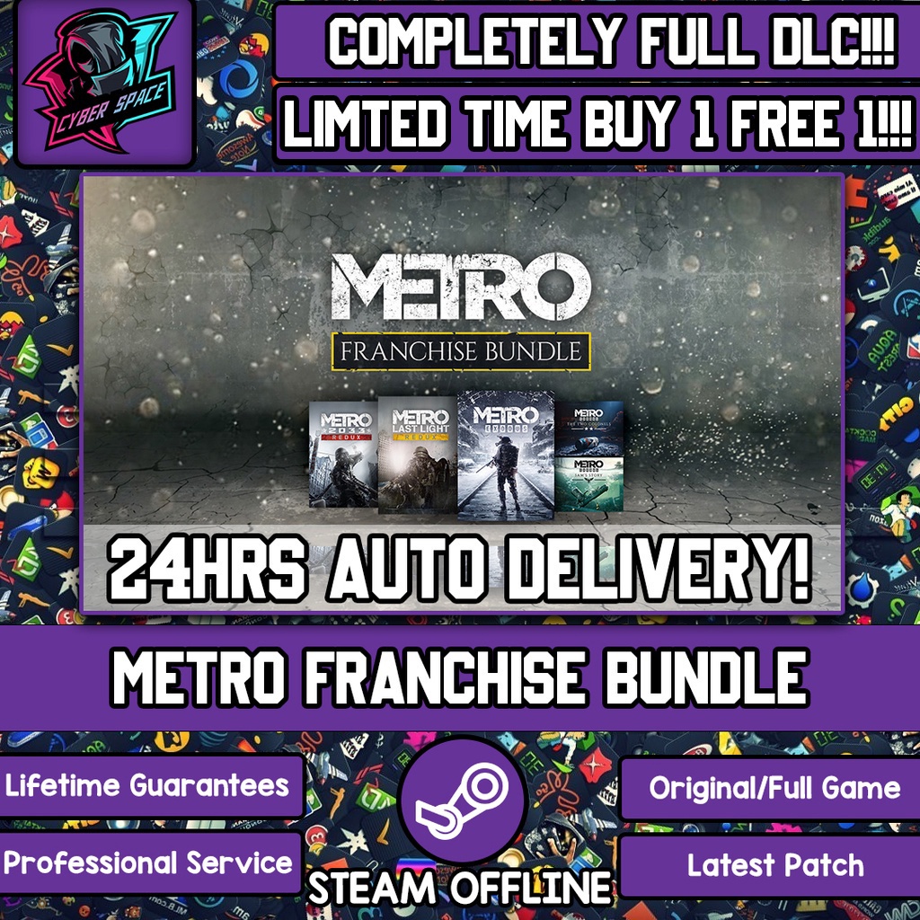 Metro Franchise Bundle + 2033 [Auto Delivery] [Steam Offline] (Full DLC ...