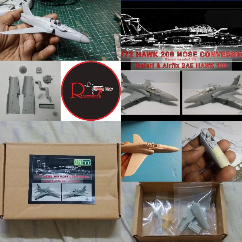 1/72 TUDM / RMaF HAWK MK.208 Nose Resin Conversion | Shopee Malaysia