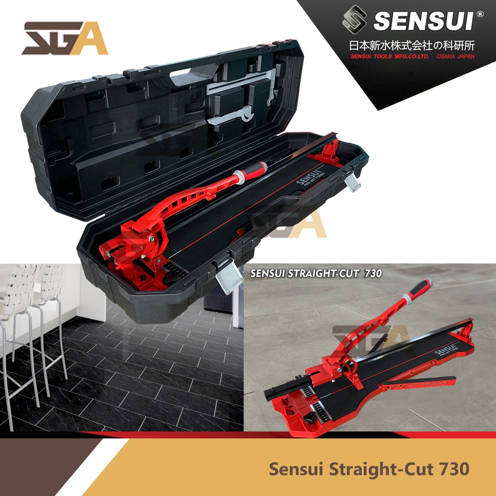 SENSUI STRAIGHT CUT SD-730 Tile Cutter 600MM 24" HEAVY DUTY Scoring ...