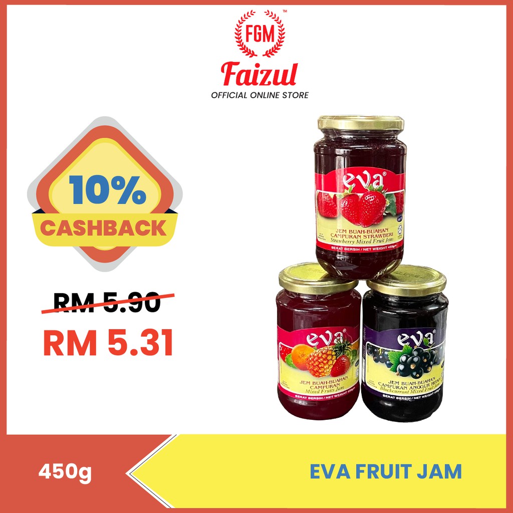 Fruit Jam Eva 450g - Faizul Store | Shopee Malaysia