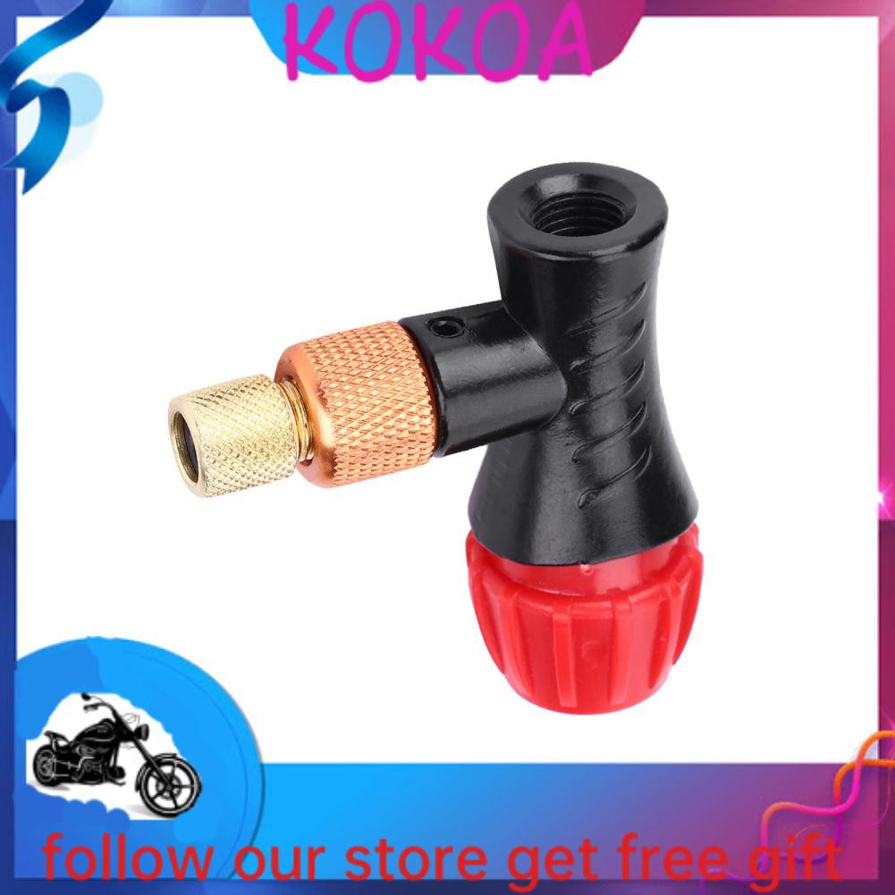 Kokoa Bicycle Adapter Pump Portable Air Inflator Tire Dual Head Valve ...