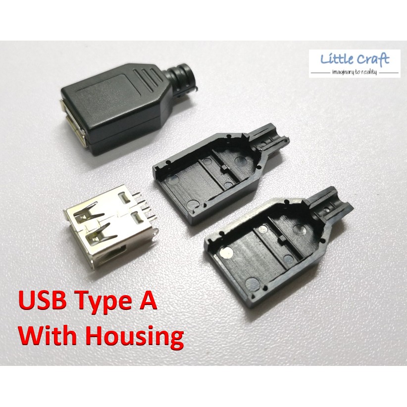 Standard USB Type A Female Connector With Housing | Shopee Malaysia