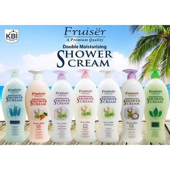 Fruiser Double Moisturising Shower Cream 1000ml | Shopee Malaysia