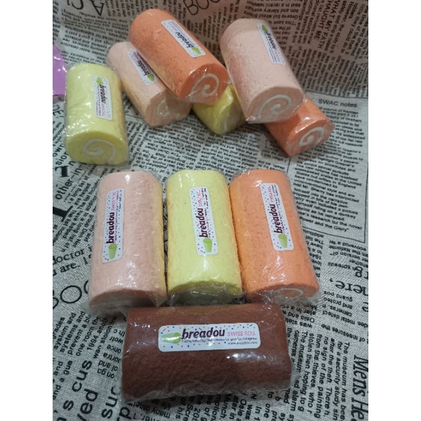 BREADOU SWISS ROLL SQUISHY(chat to choose color) | Shopee Malaysia