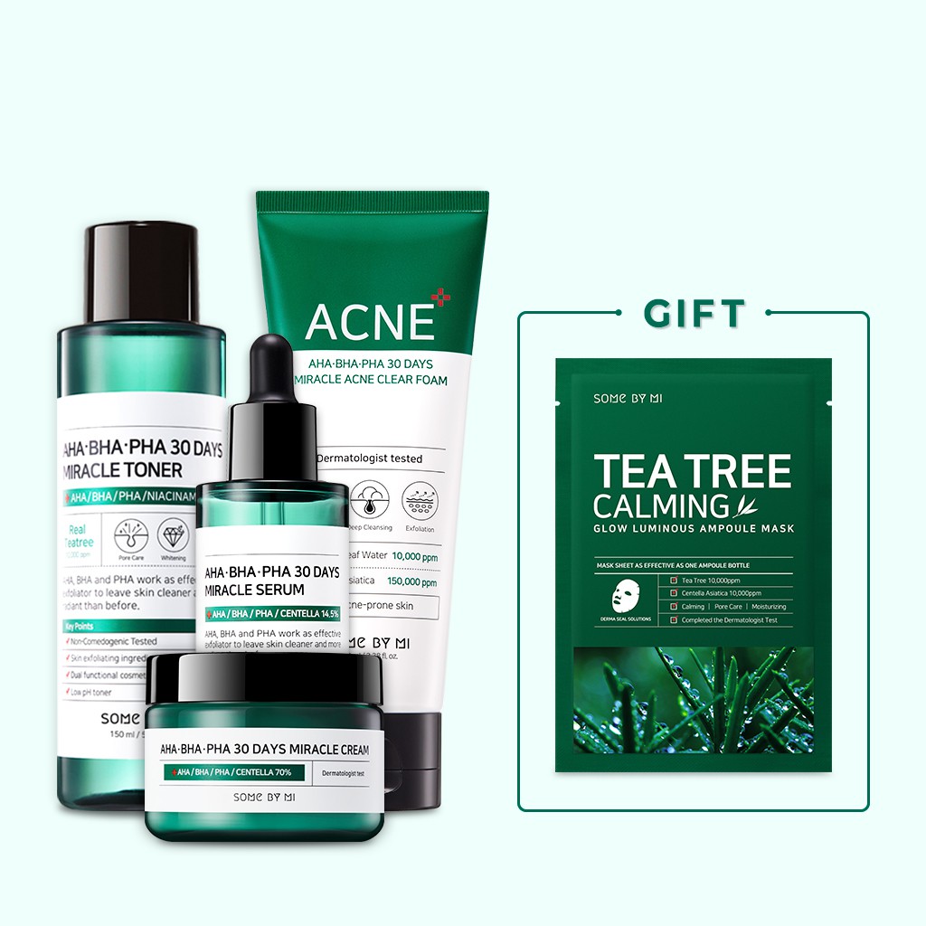 SOMEBYMI AHA-BHA-PHA 30 Days Miracle Acne Set | Shopee Malaysia
