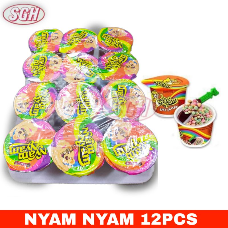 Nyam Nyam Rice chocolate Biscuits 12pc | Shopee Malaysia