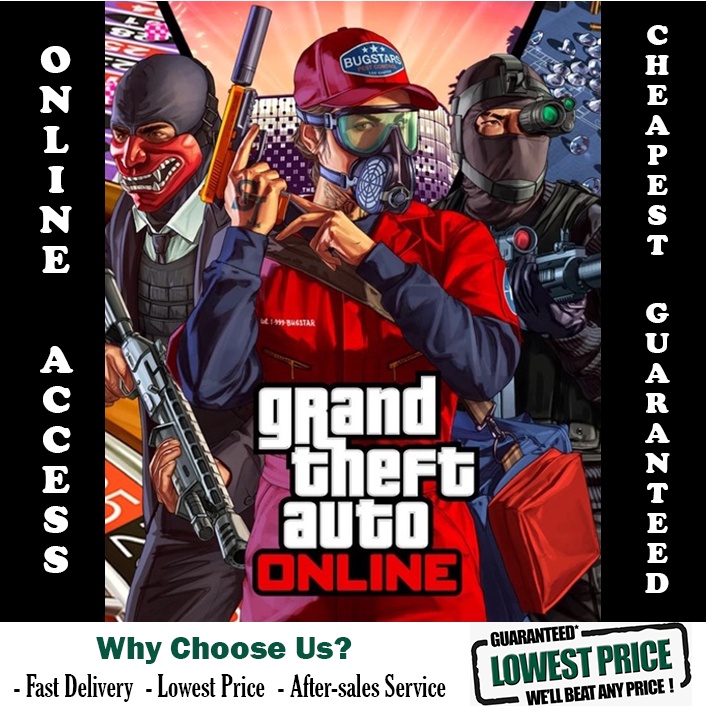 GTA 5 / GTA V [GTA ONLINE, Ready Stock] *PC only, ONLINE GAMEPLAY ...