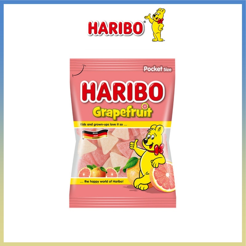 [HARIBO] HARIBO Grapefruit Gummy Candy, Jelly, 100g | Shopee Malaysia