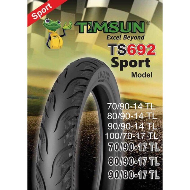 TIMSUN TYRES TAYAR MOTOR TIM SUN TS-692 60/80 60/90 70/80 70/90 80/90 ...