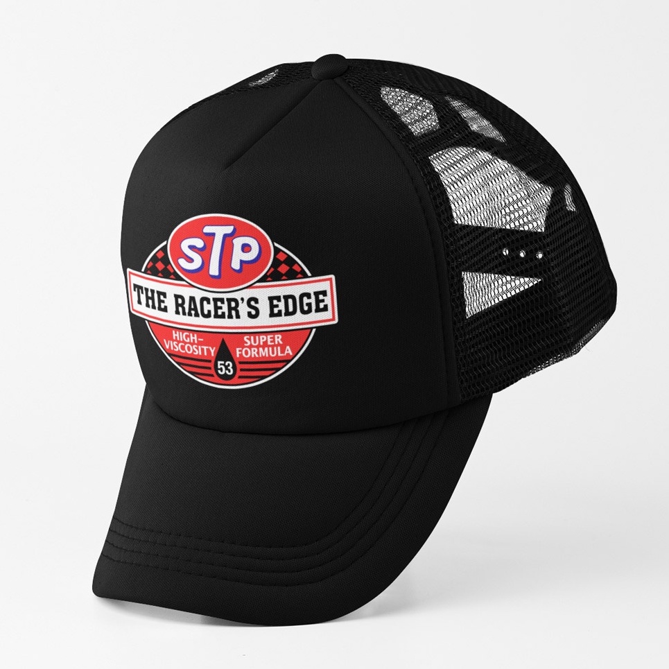 STP Motor Oil Trucker Cap Snapback Adjustable Strap Topi | Shopee Malaysia