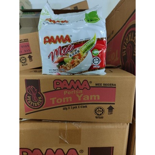 Pama instant Mee Mushroom Flavour/ Tom yam flavour 60gx5pcs | Shopee ...