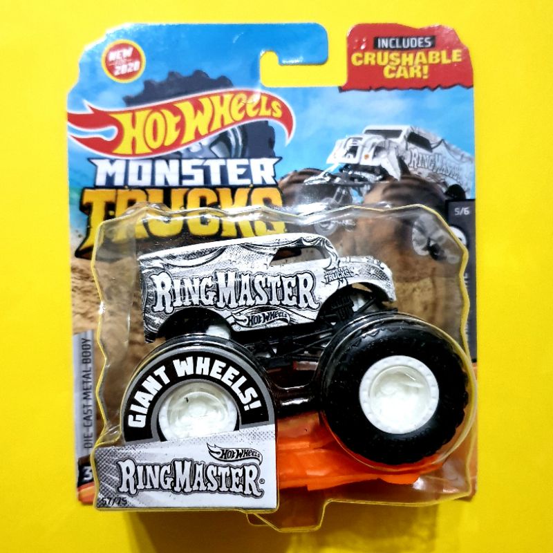 HOT WHEELS MONSTER TRUCK RING MASTER RARE CARD | Shopee Malaysia