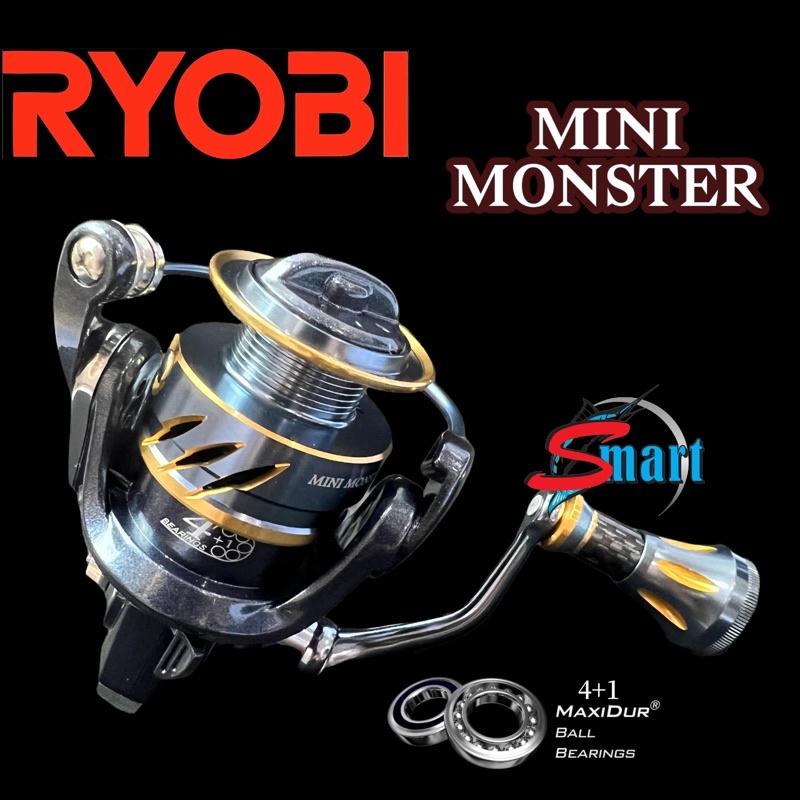 New 2022 Ryobi Mini Monster 1000 Spinning Reel, READY STOCK 1 YEAR ...