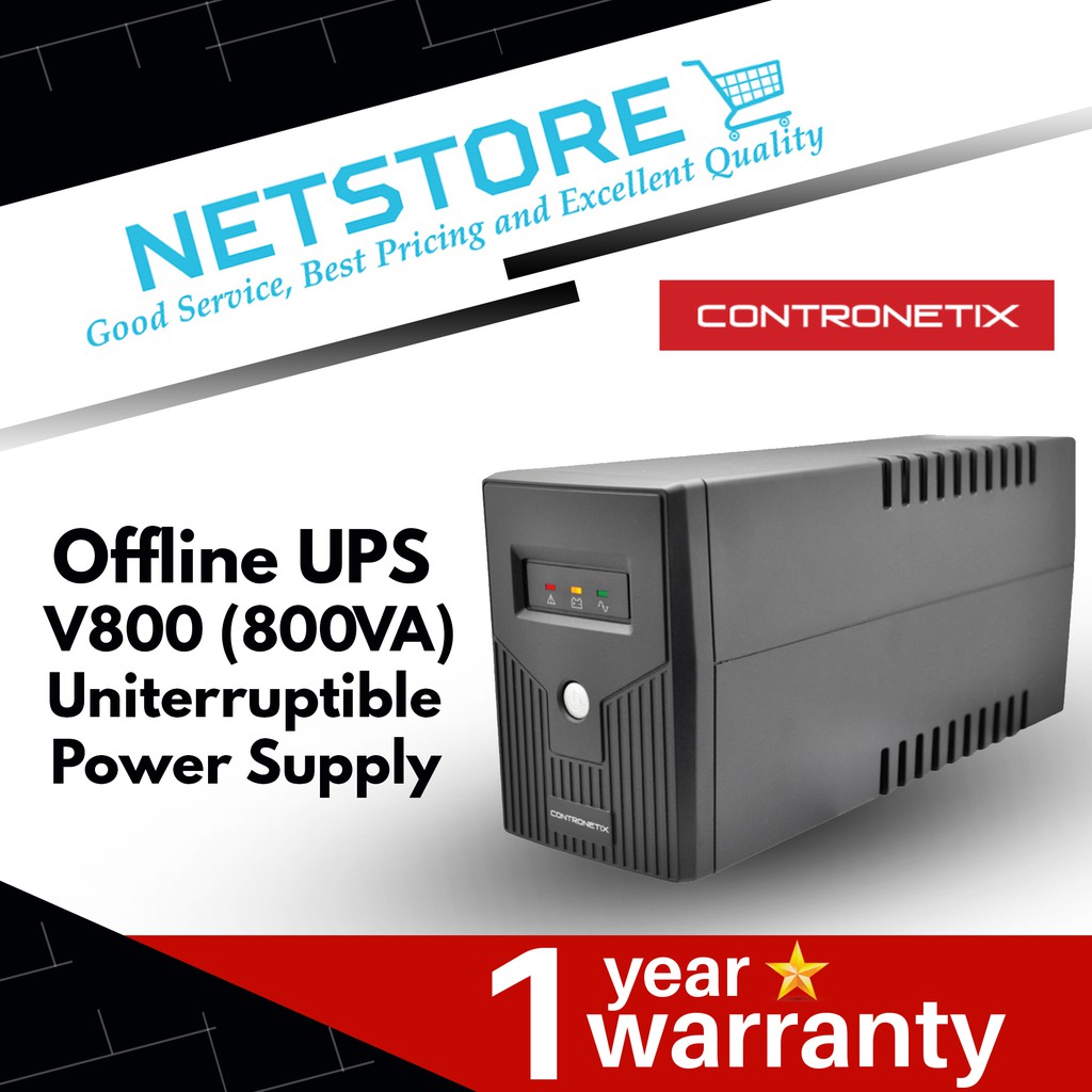 Contronetix Offline UPS V800 Built in AVR - Uninterruptible Power ...