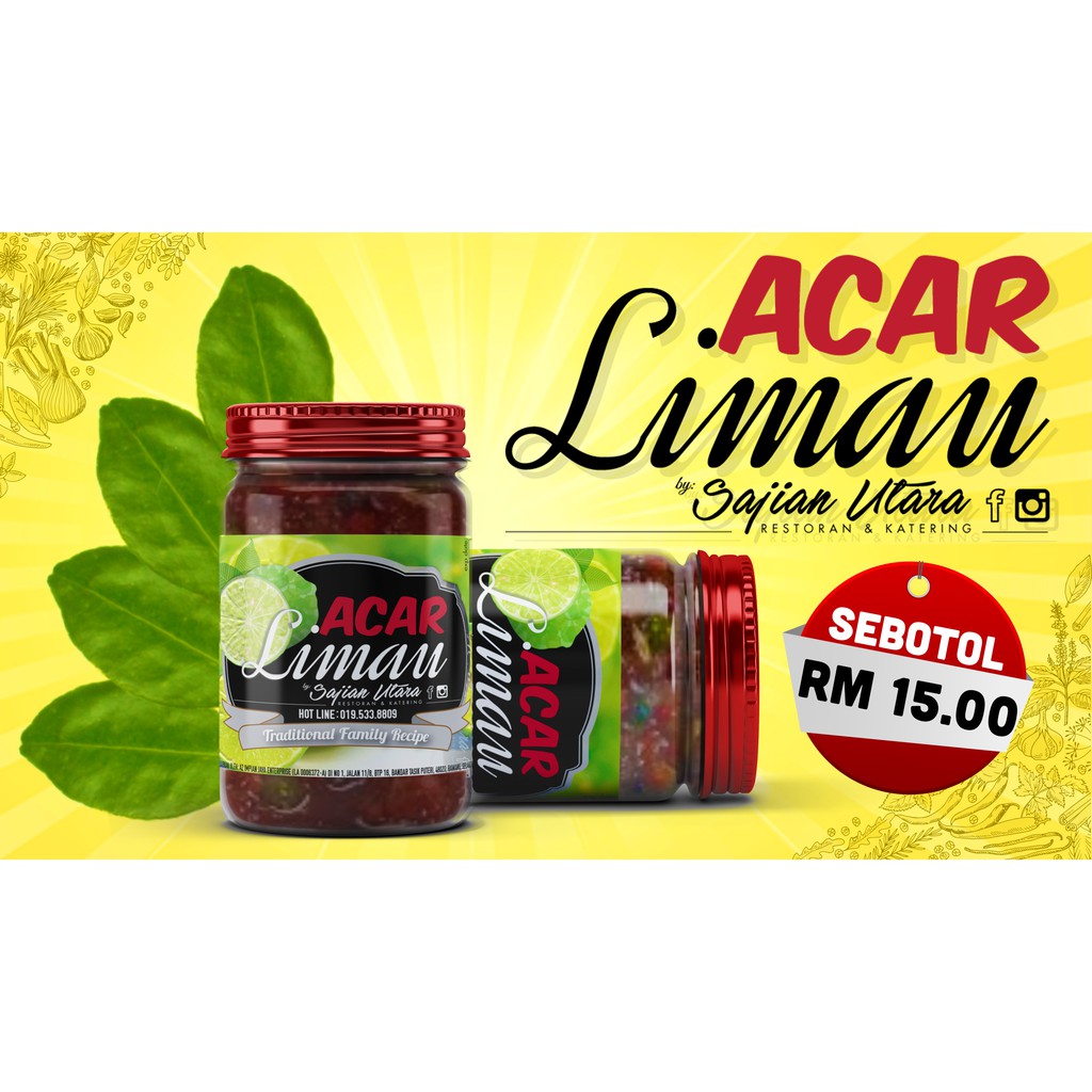 Acar Limau by Sajian Utara: Restoran dan Katering | Shopee Malaysia