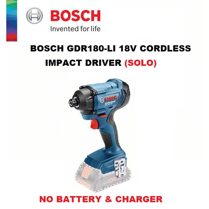 BOSCH GDR180-LI 18V CORDLESS IMPACT DRIVER | Shopee Malaysia
