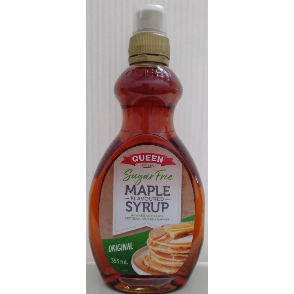 QUEEN MAPLE FLAVOR SYRUP SUGAR FREE 355ML | Shopee Malaysia
