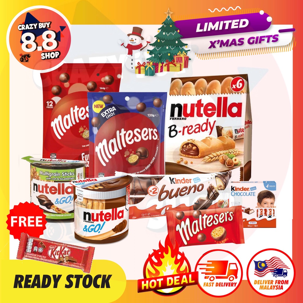 [Festive COMBO] Nutella Maltesers Assorted Chocolate Combo Gifts ...