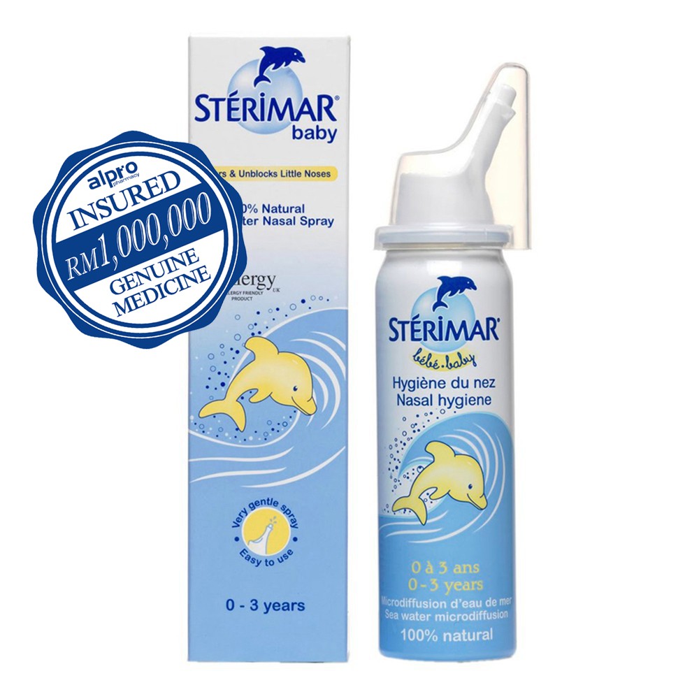 STERIMAR BABY NASAL HYGIENE SPRAY 50ML (Baby & Child Nose Spray ...