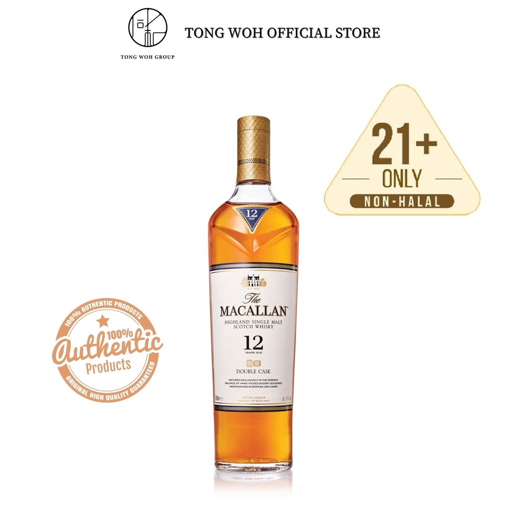 Macallan 12 Years Old Double Cask Whisky 700ML | Shopee Malaysia