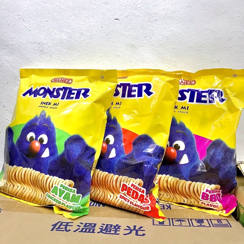 MAMEE MONSTER Noodle Snack Fun Pack 8 Pkts x 25g - Assorted Flavor ...