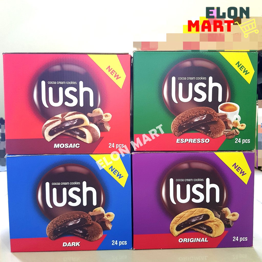 Lush Cream Cookies Biscuit 68gm x 24 | Shopee Malaysia