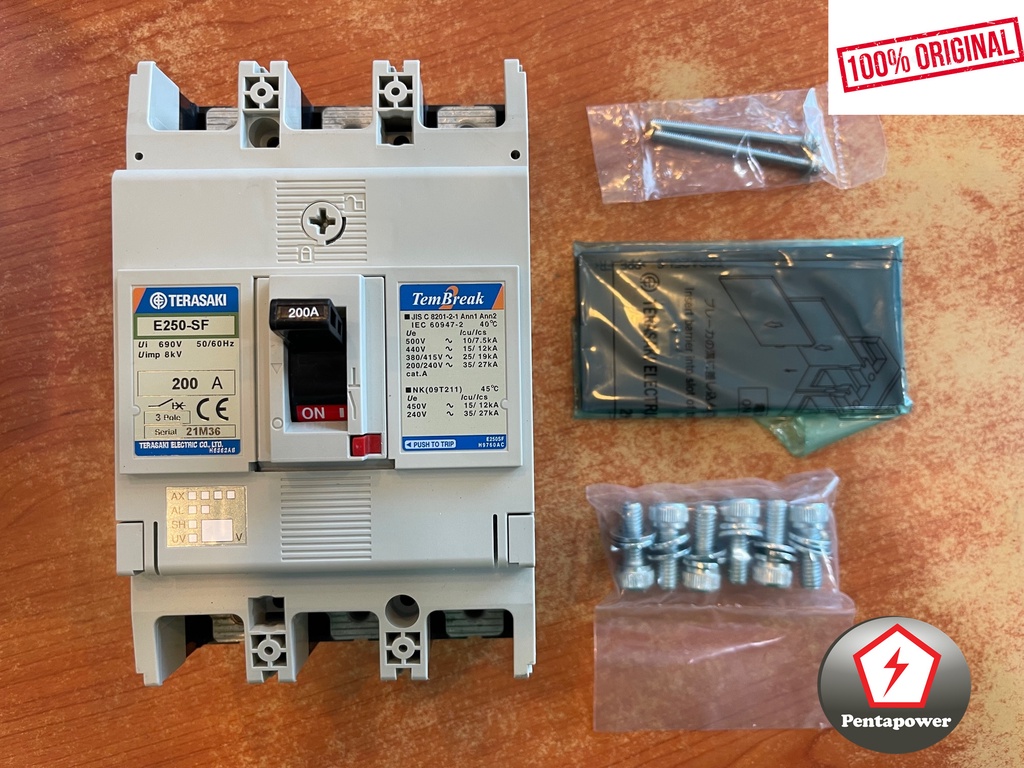 TERASAKI E250SF 200A 3P 25KA MCCB E250SF200A | Shopee Malaysia