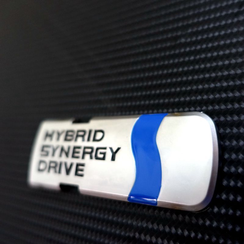 Hybrid Sticker Premium Universal Metal Auto Car 3D Logo Brand Emblem ...