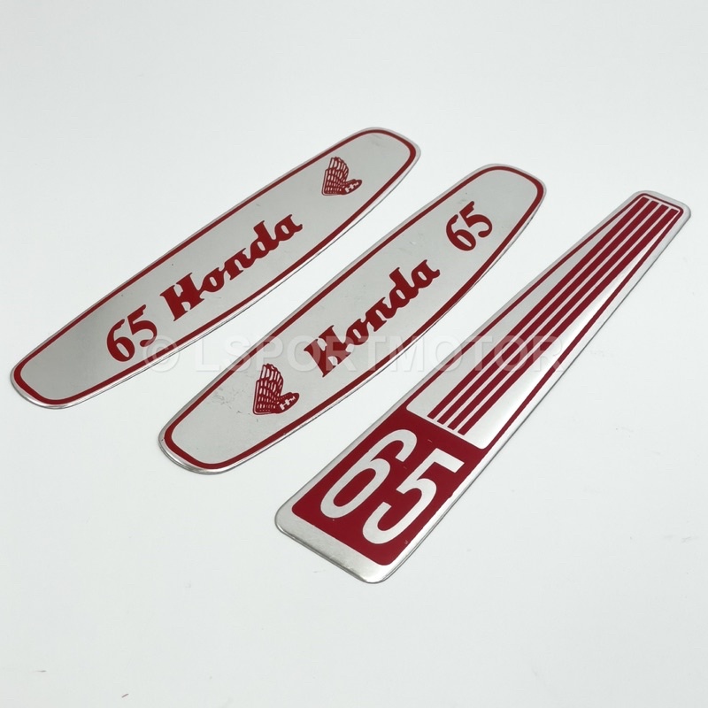 HONDA CUB C65 EMBLEM LOGO STICKER SET HONDA CUB TANK STICKER | Shopee ...