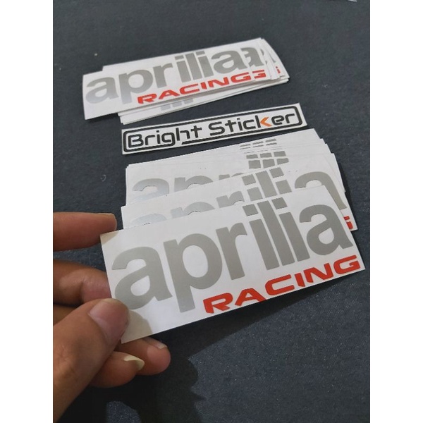 Aprilia RACING CUTTING Helmet Sticker | Shopee Malaysia