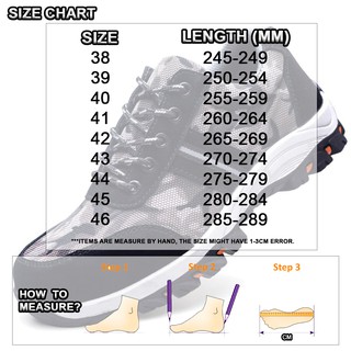 Bot Keselamatan Kasut Besi Corak Askar Steel Safety Boot Shoe Low Cut ...