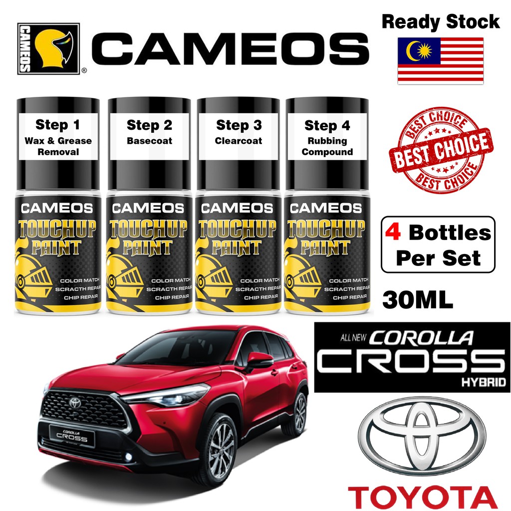 Toyota corolla cross - original touch up paint - cameos combo set ...