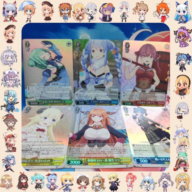Bushiroad Weiss Schwarz WS Hololive Production HOL/W91 SR Card Super Rare | Shopee Malaysia