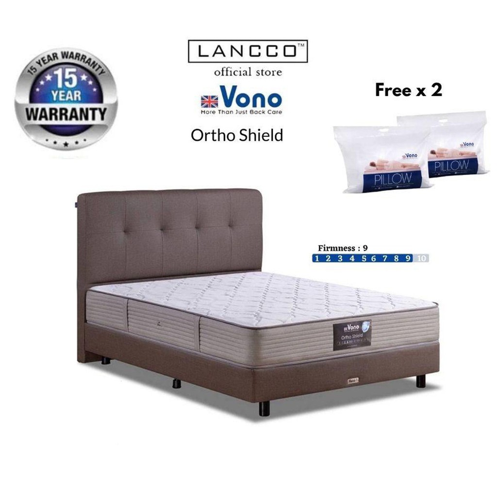 VONO Ortho Shield Mattress Back Care Collection Spring Bed - Super ...