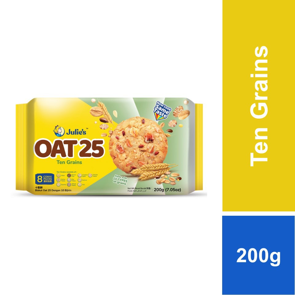 Julie's Oat 25 Ten Grains 200g | Shopee Malaysia