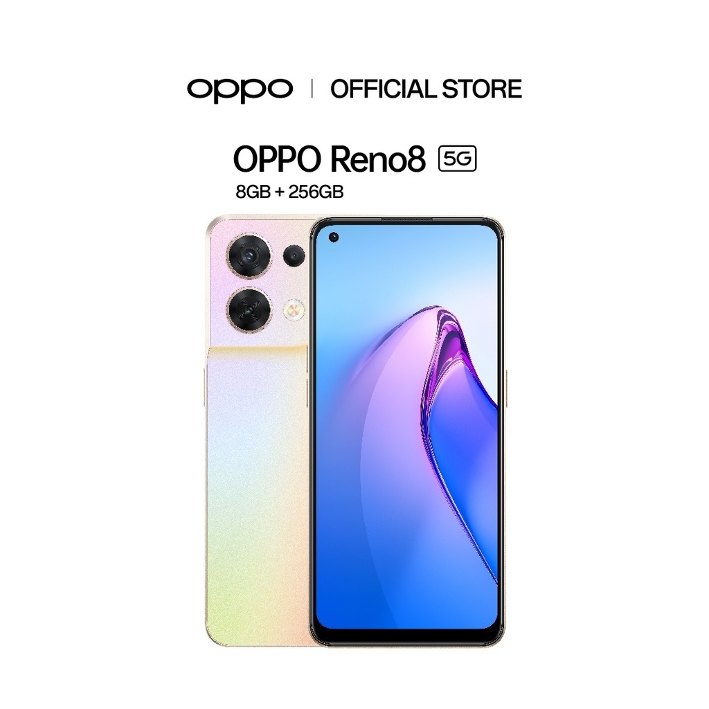 OPPO Reno8 5G Smartphone | 8GB RAM + 256GB ROM | 80W SUPERVOOCTM Flash ...