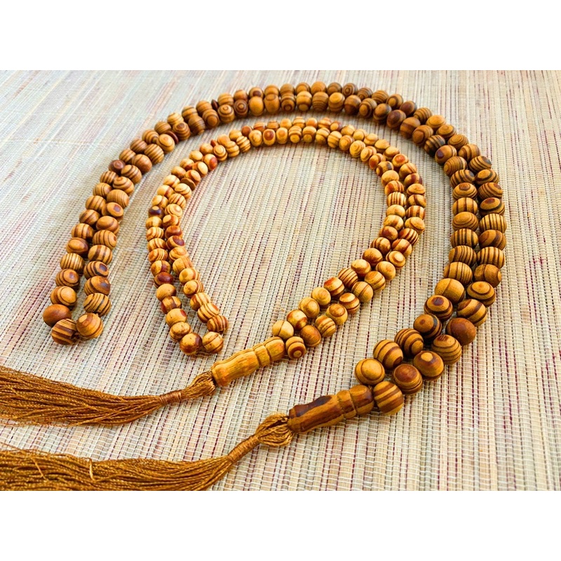 Original Tasbih 99 Kayu Kokka/Koka/Kauka/Kayu Wangi - 7/9mm | Shopee ...