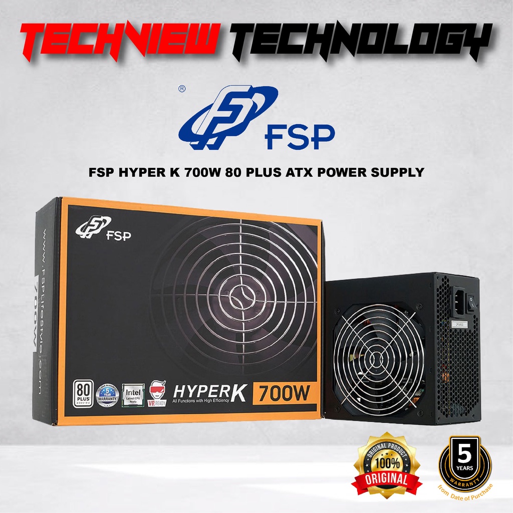 FSP HYPER K 700W 80 PLUS ATX POWER SUPPLY | Shopee Malaysia