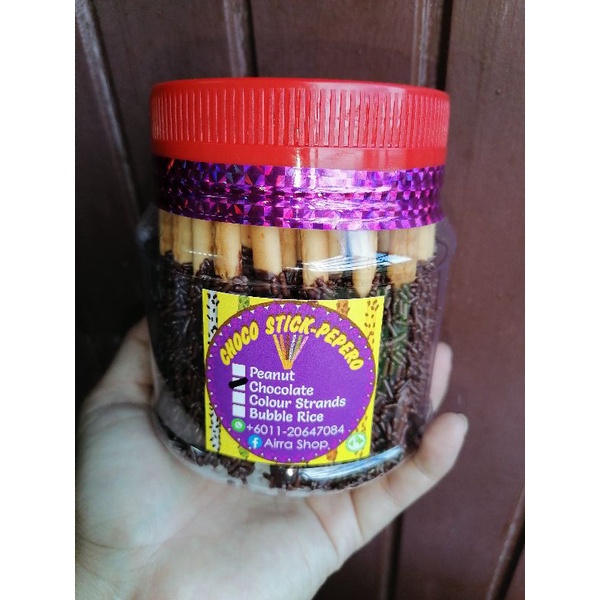 Pepero Coklat / KakErny Cookies/ Jejari Coklat bertopping | Shopee Malaysia