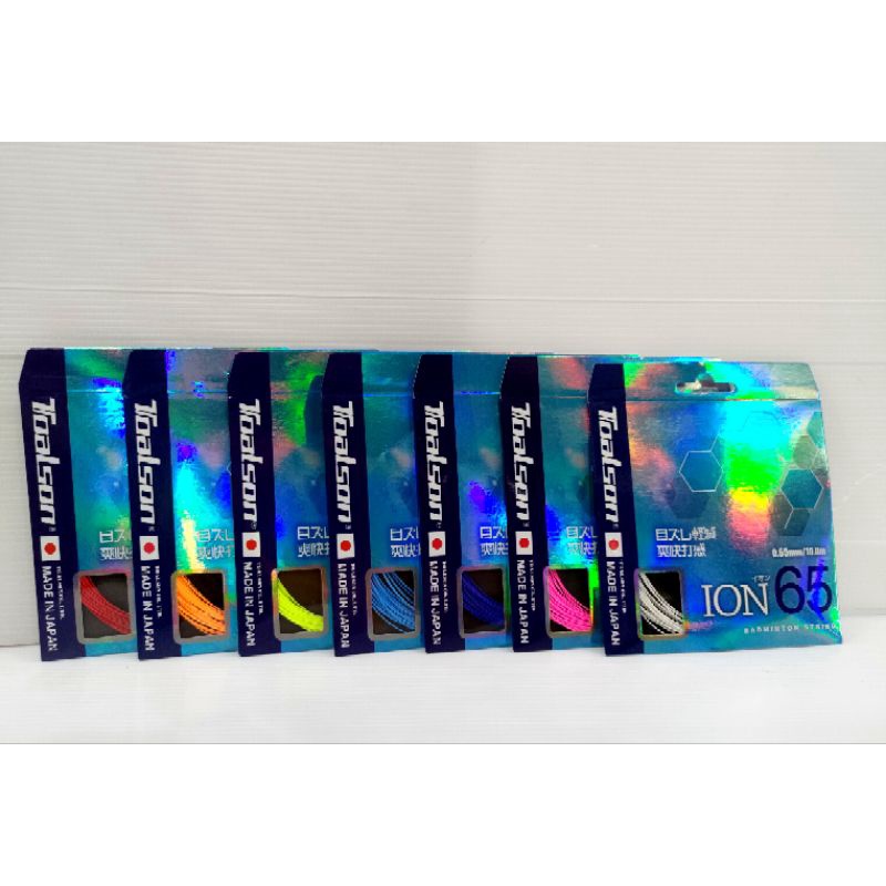 (Ready Stock)Toalson ION 65 Badminton String Japan string | Shopee Malaysia