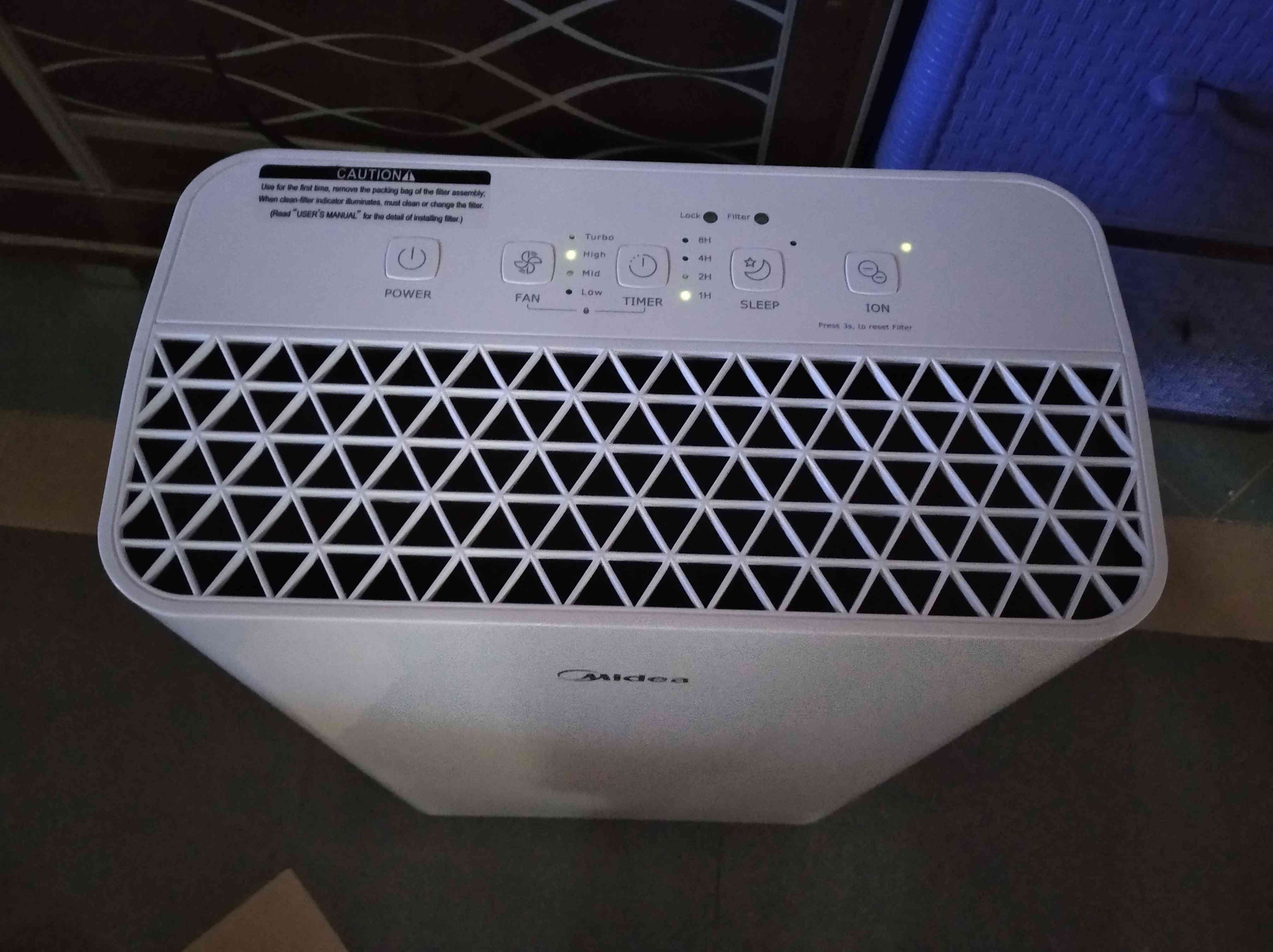 Midea 3 in 1 Compound Filter Ionizer Air Purifier MAP-20BD (Cover up to ...