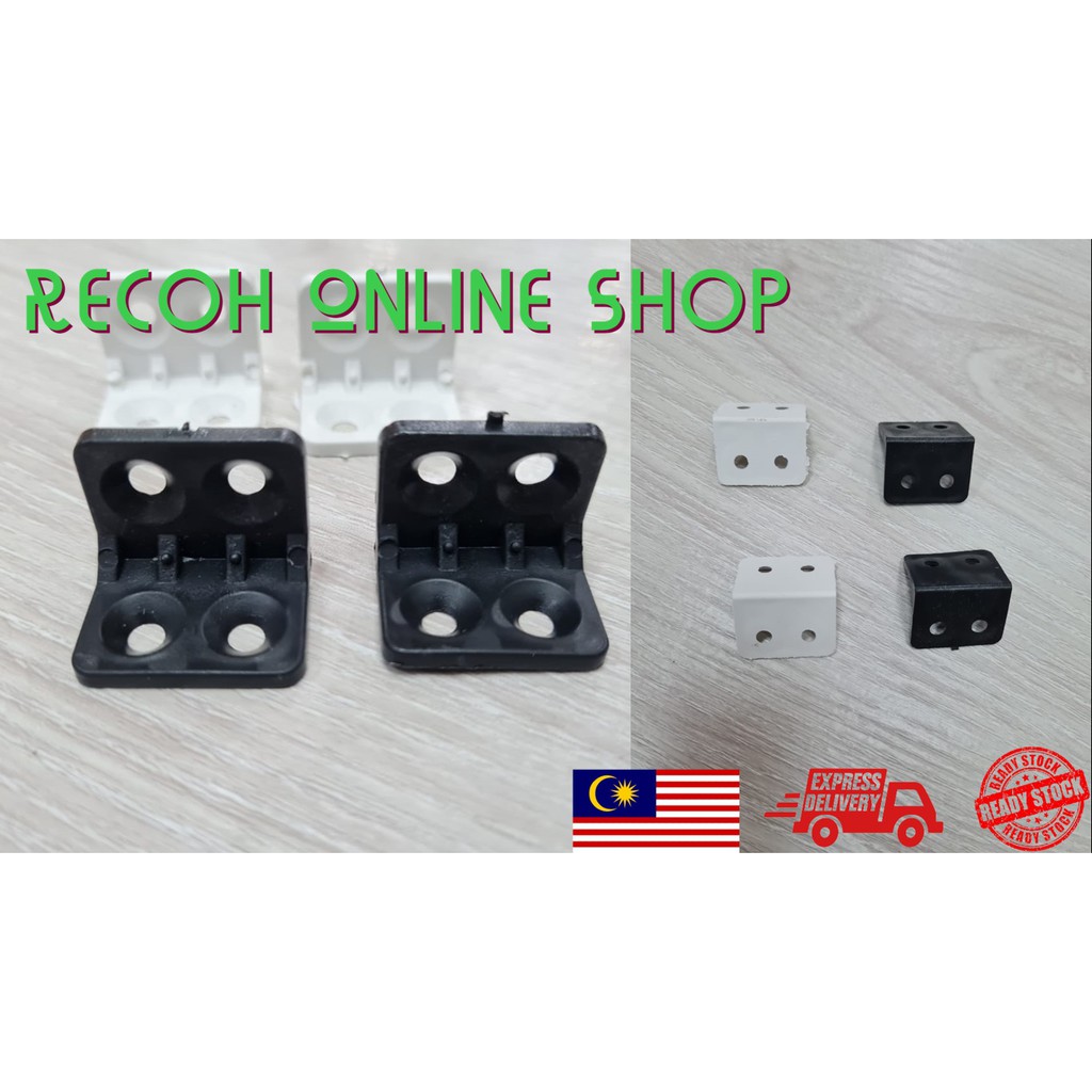 Ready Stock Solid L Bracket Plastic L Shape Shelf Corner Brace Angle ...