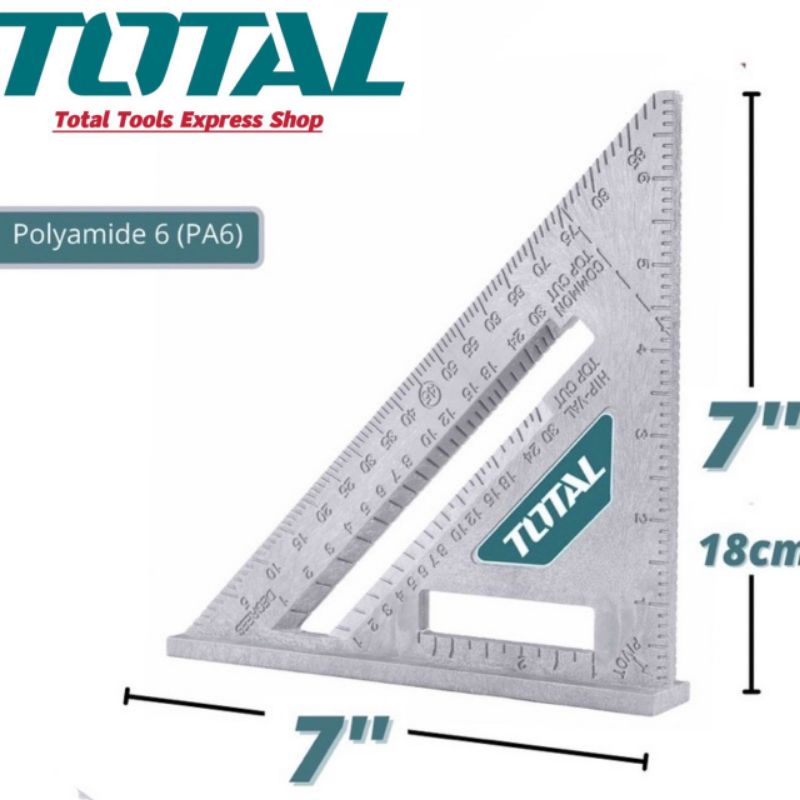 TOTAL 7x7IN ANGLE SQUARE (TMT61201) | Shopee Malaysia