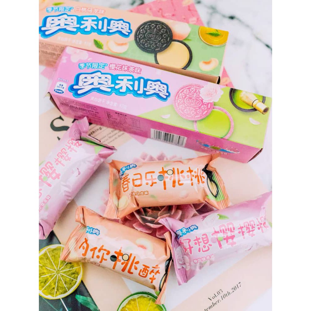 READY STOCK现货 LIMITED EDITION限定款 OREO 🌸SAKURA MATCHA 樱花抹茶97G / 🍑PEACH ...