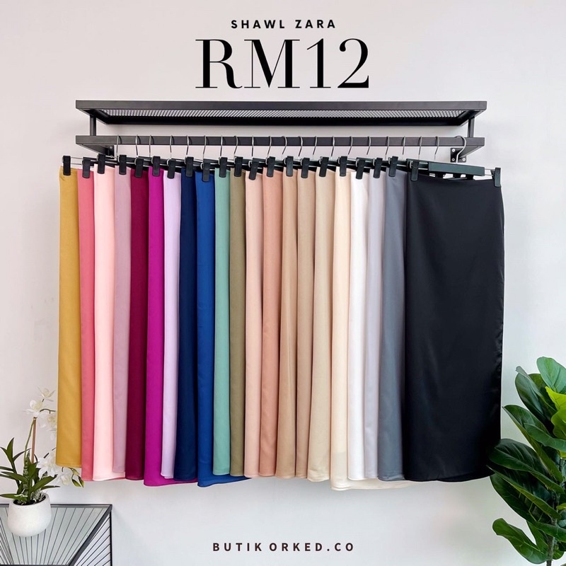 SHAWL ZARA BY BUTIK ORKED.CO | Shopee Malaysia