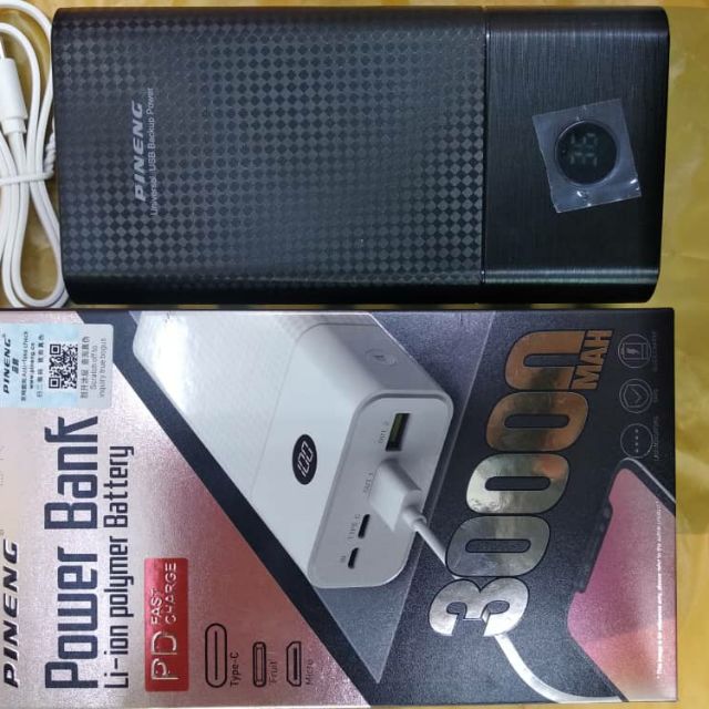 PINENG PN-899PD 30000mAh Power Bank With Quick Charge | Shopee Malaysia