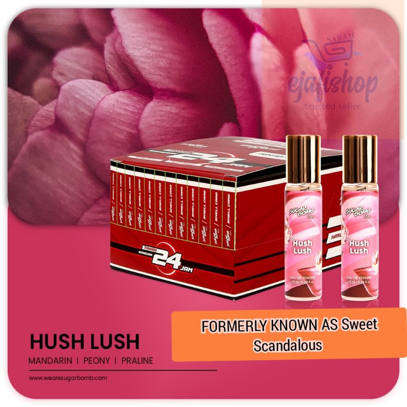 SUGARBOMB PERFUME FOR WOMEN (HUSH Lush) 8 ML (EDT) | Shopee Malaysia
